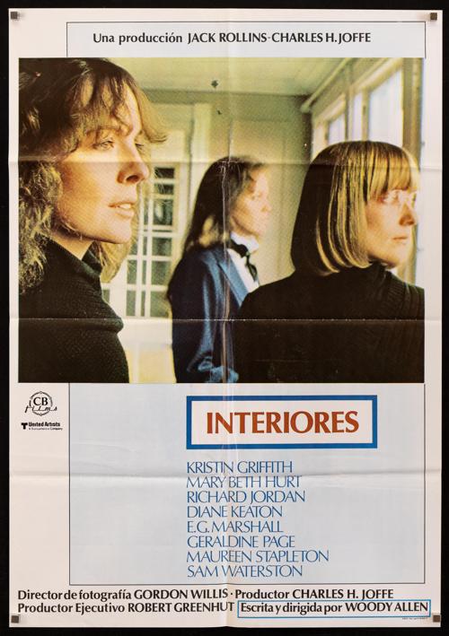 Interiors Film Posters | Woody Allen Drama