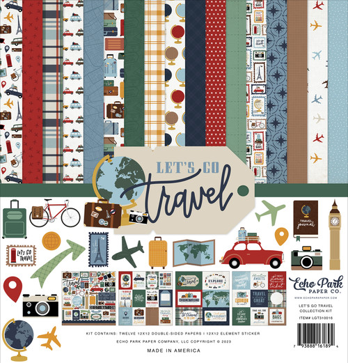 Shop - Echo Park Collections - Let's Go Travel - Echo Park Paper Co